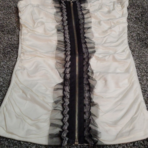 Tops | New Sexy Zip Front Tube Top S M Or L | Poshmark